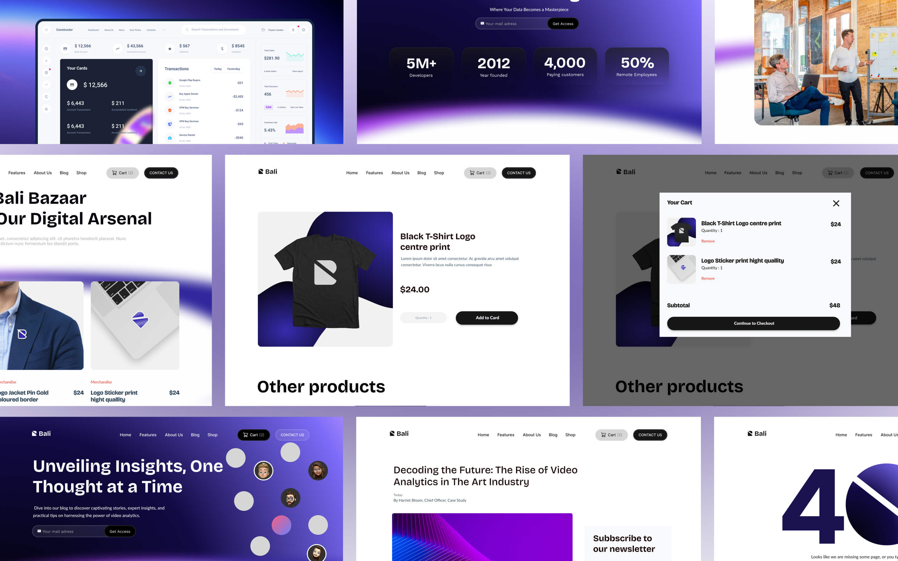 Bali - SaaS Webflow Template | Wedoflow